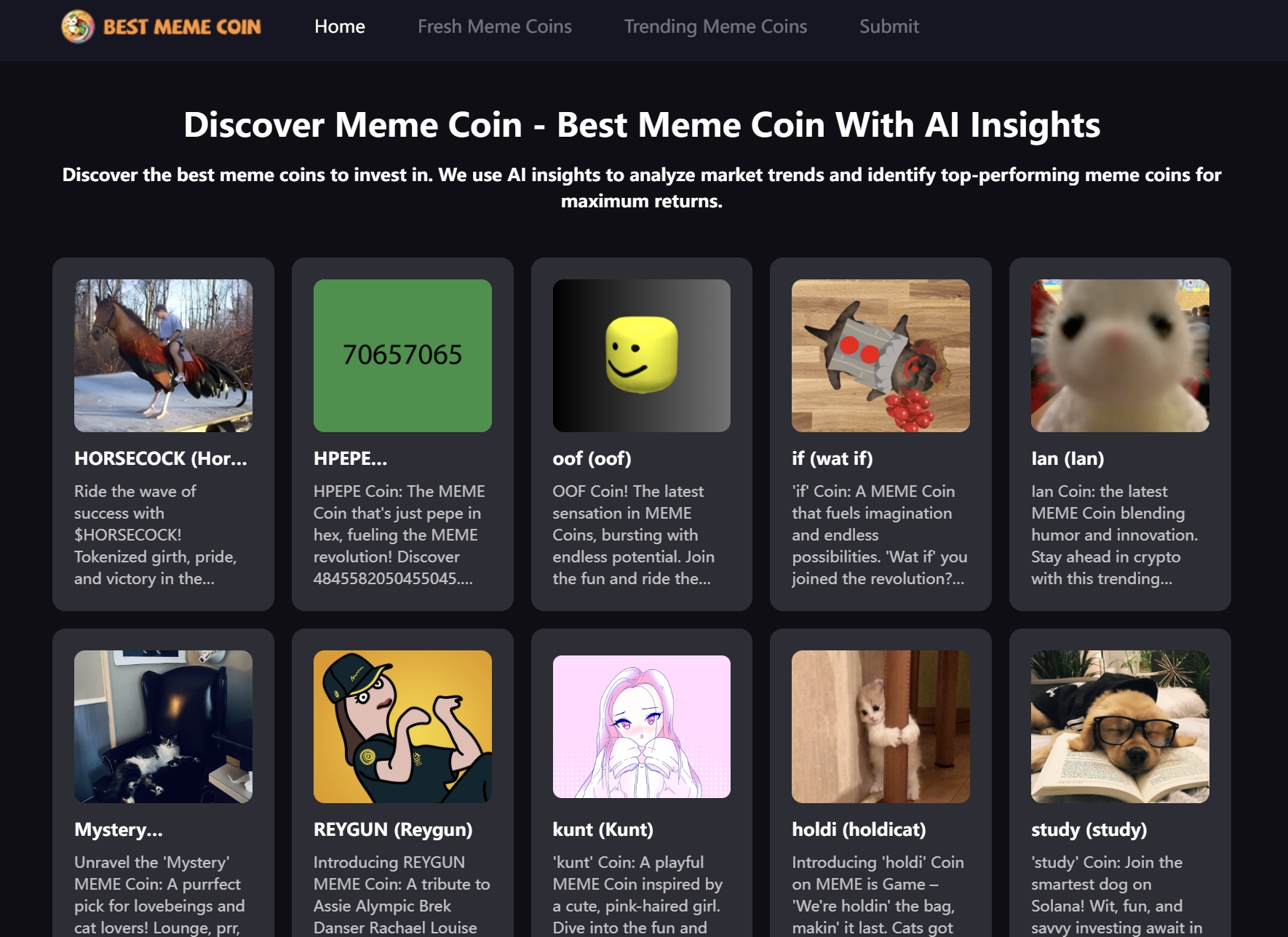 Discover MEME Coin: Your Guide to Meme Coin Investing with AI | tyy.AI ...