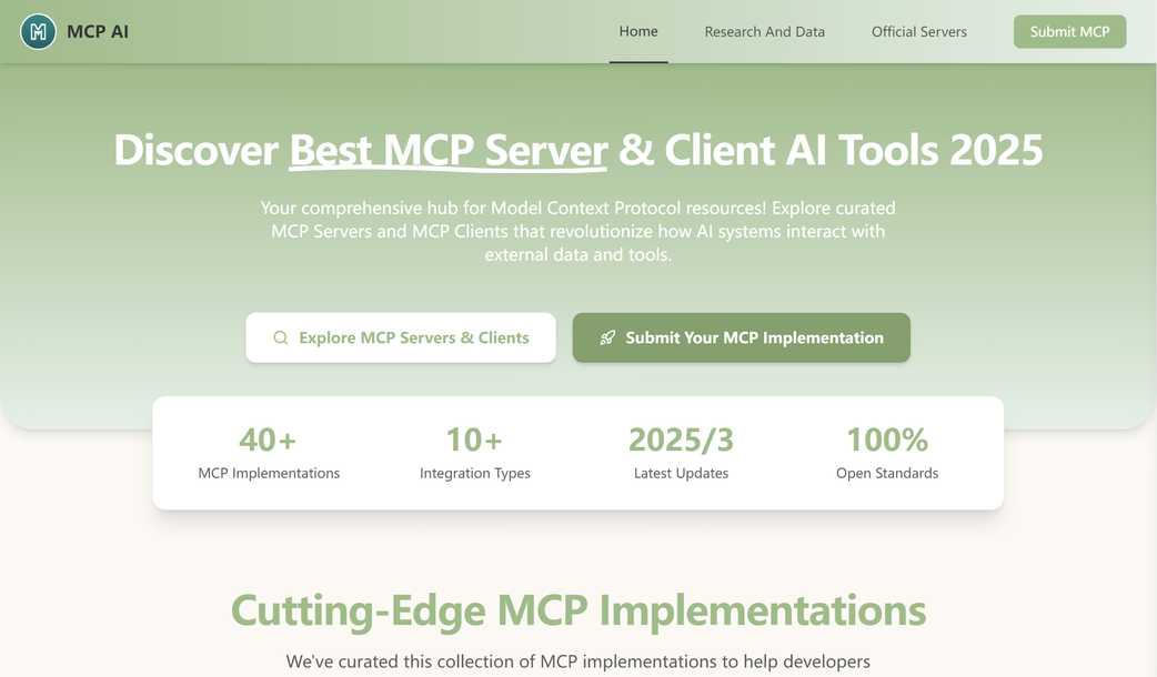 MCP AI Tool | tyy.AI Tools