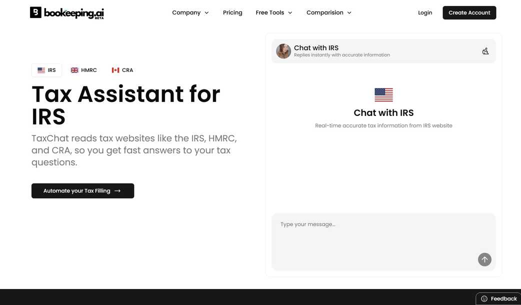 Free IRS AI Chatbot | tyy.AI Tools
