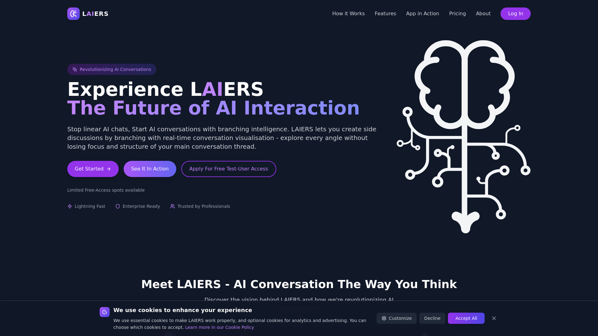 Laiers.ai - Visual AI Conversation Mapping Tool | tyy.AI Tools