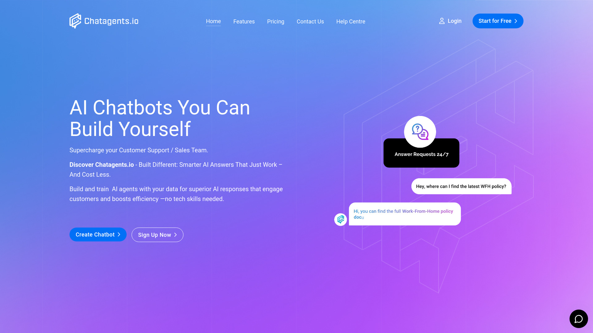 Chat Agents - Build AI Chatbots Without Coding | tyy.AI Tools