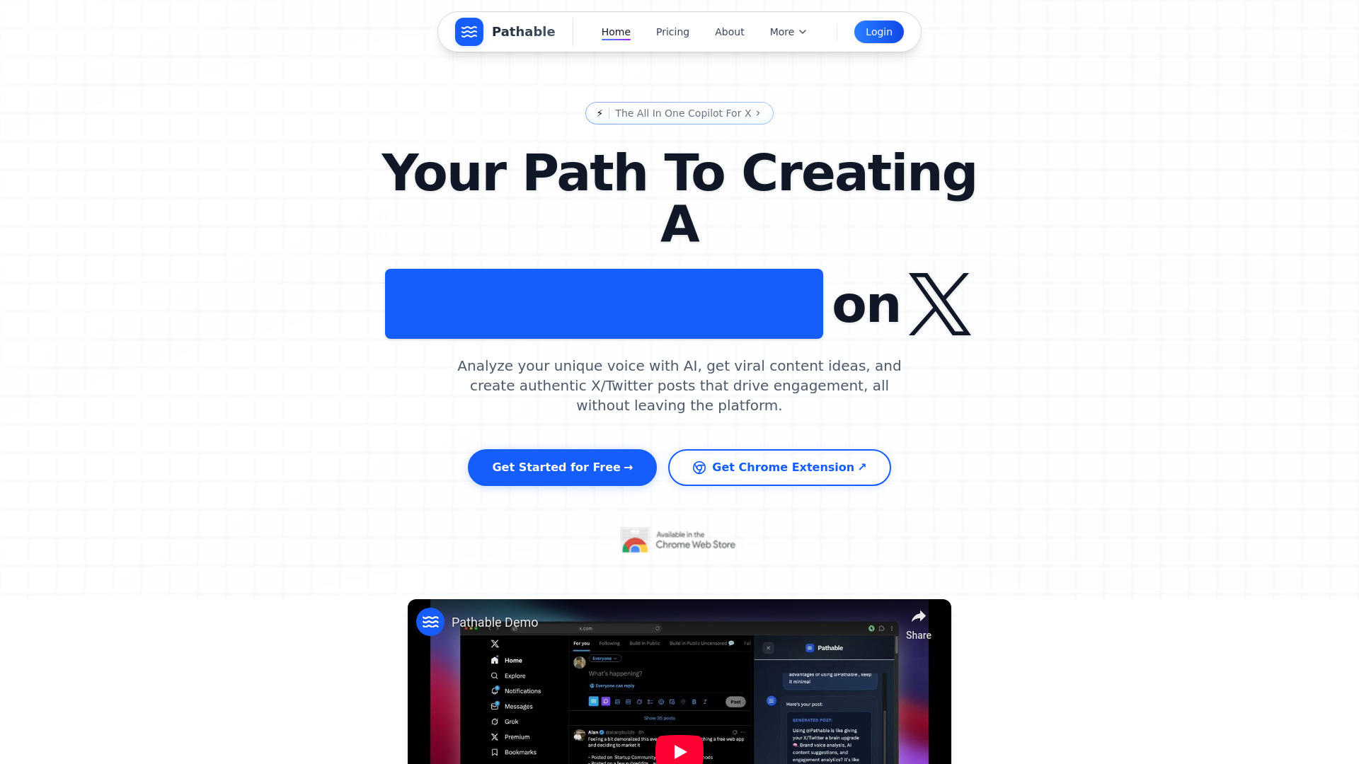 Pathable - AI Twitter Tool for Viral Content Growth | tyy.AI Tools