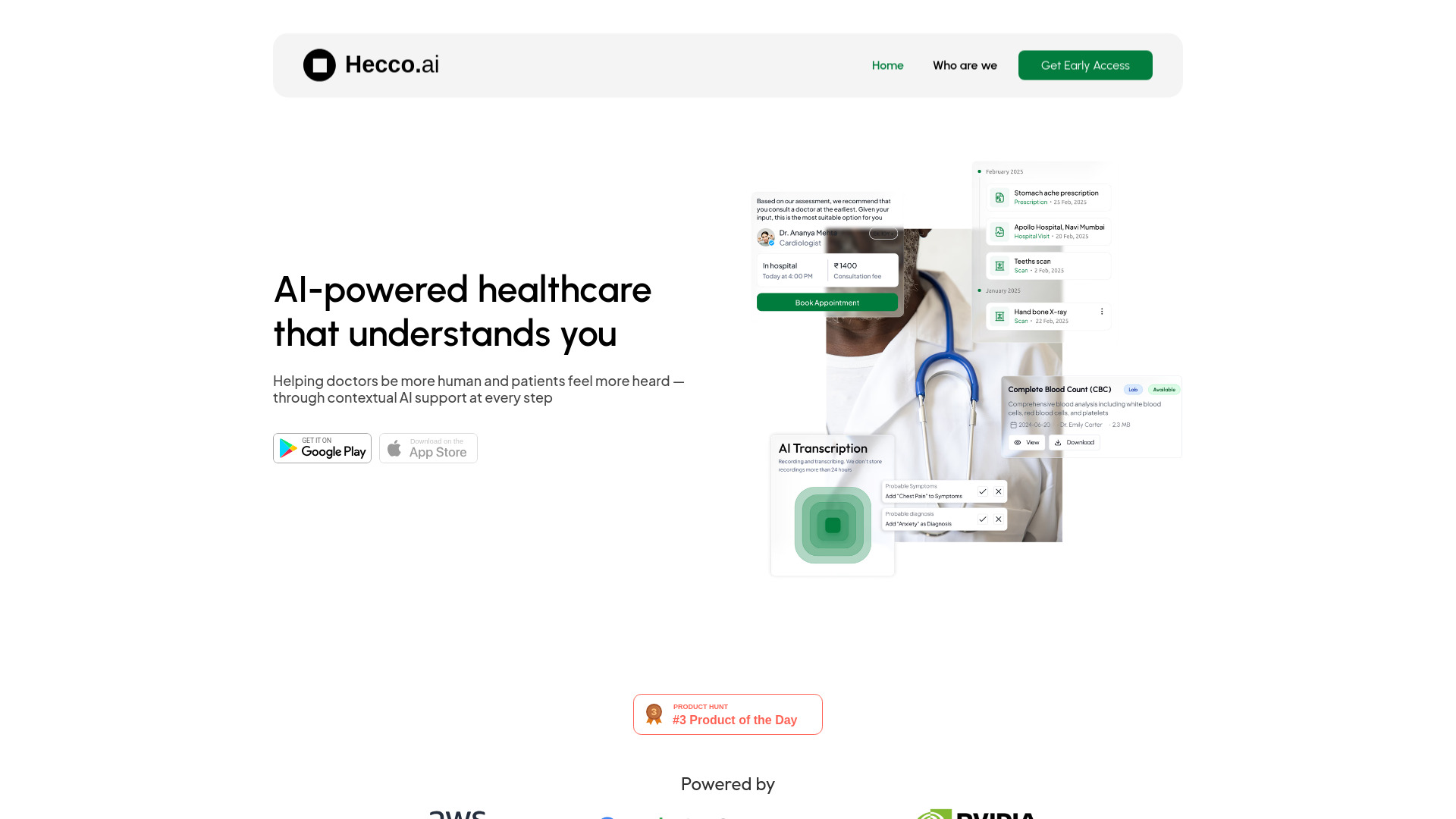 Hecco.ai - AI-Powered Healthcare Platform & Medical Records | tyy.AI Tools