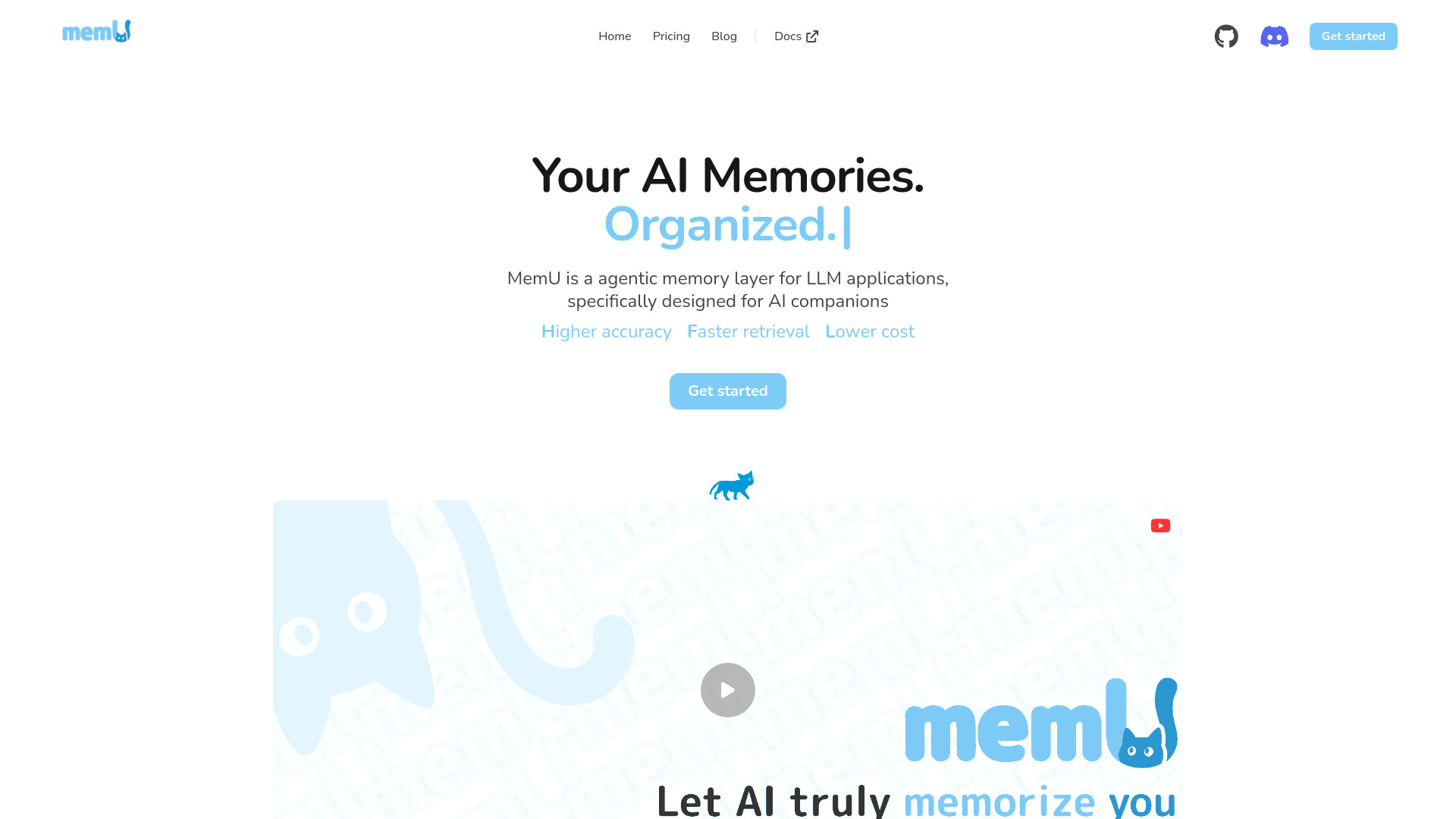 memU - AI Memory Framework for Smart Companions | tyy.AI Tools