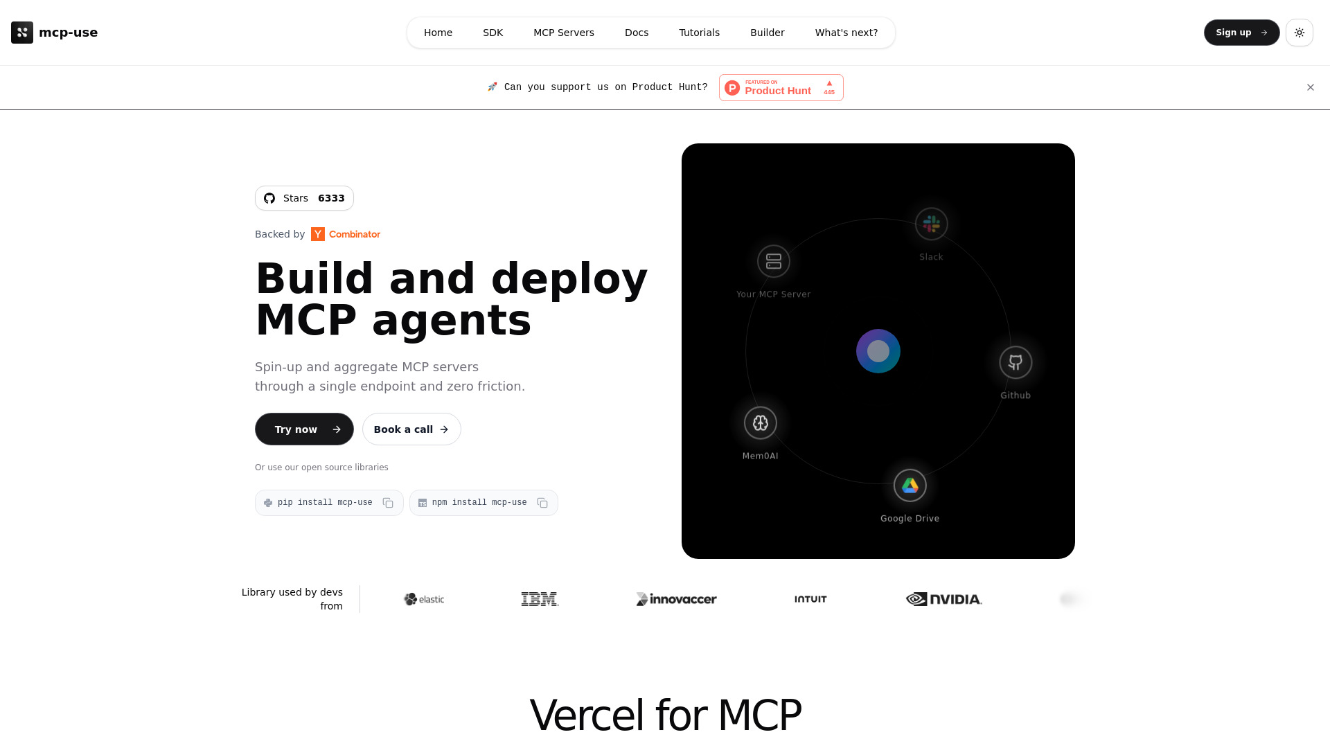 mcp-use - Build AI Agents Fast | Free MCP Platform | tyy.AI Tools