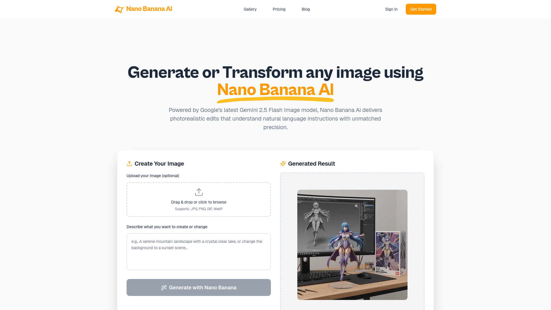 Nano Banana AI - AI Image Editor with Text Prompts | tyy.AI Tools